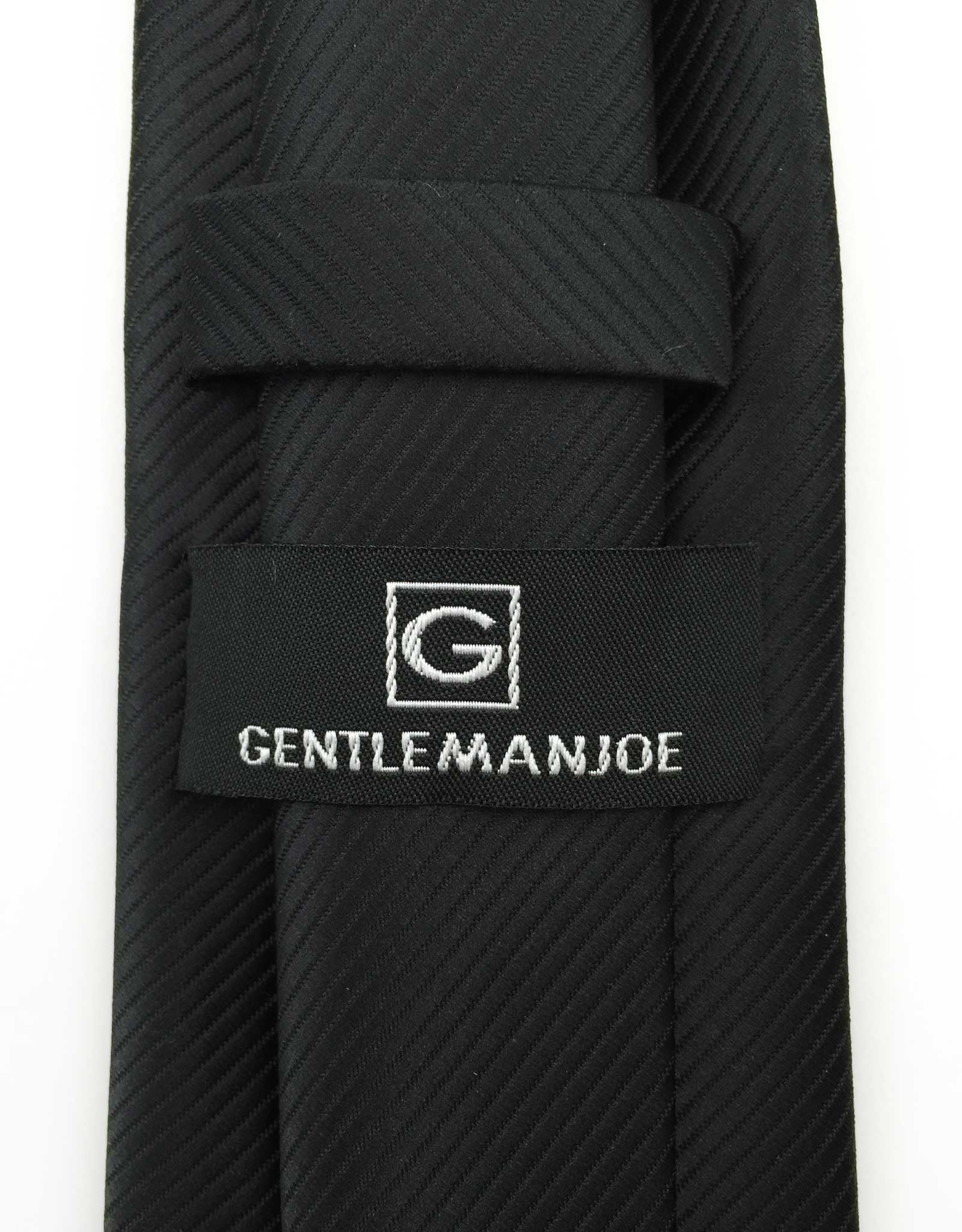 Solid Black Tie – GentlemanJoe