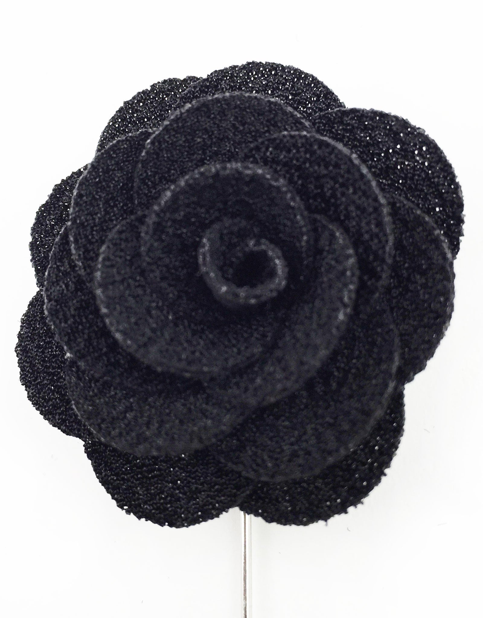 Black Lapel Flower Pin – GentlemanJoe