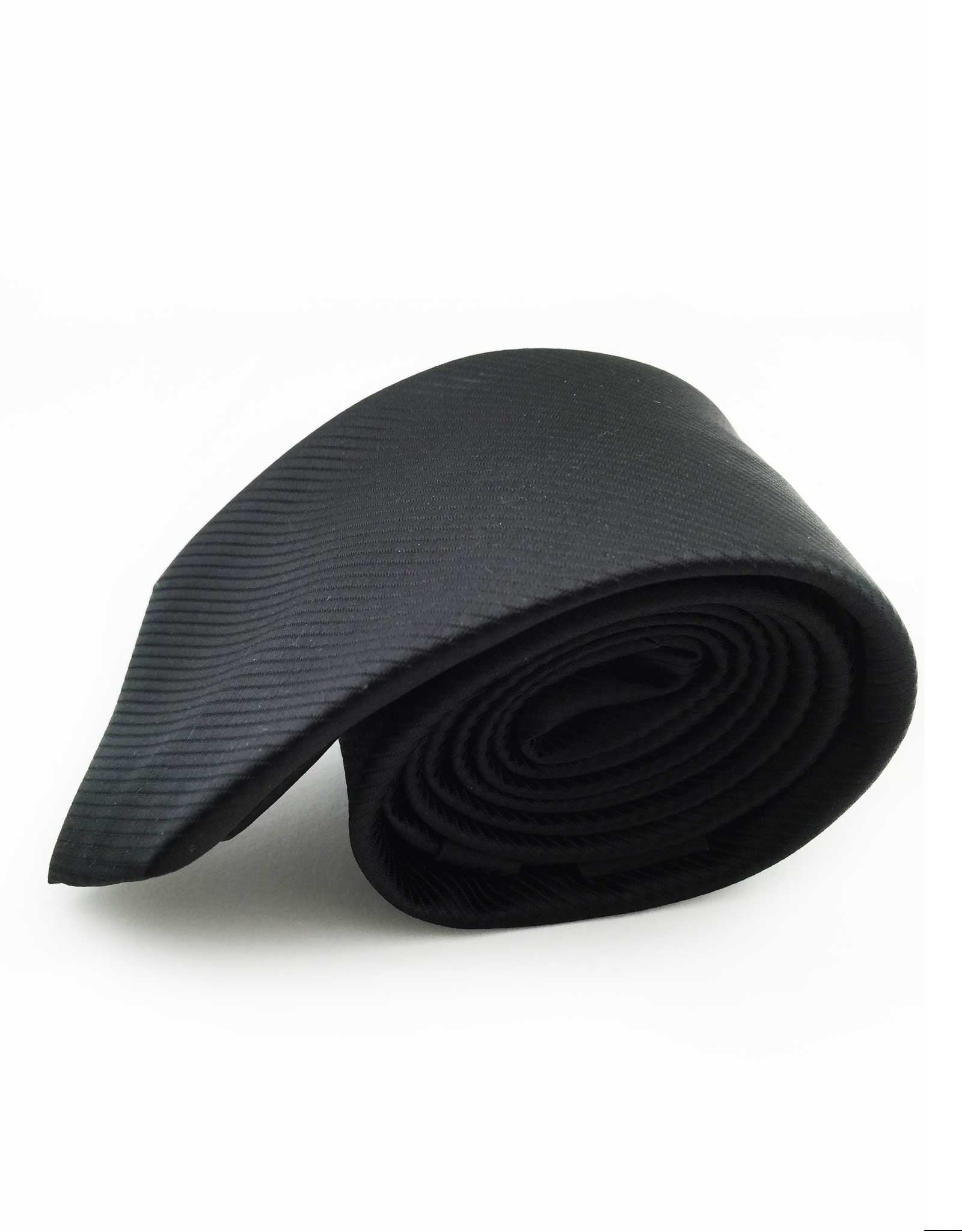 Solid Black Tie – GentlemanJoe