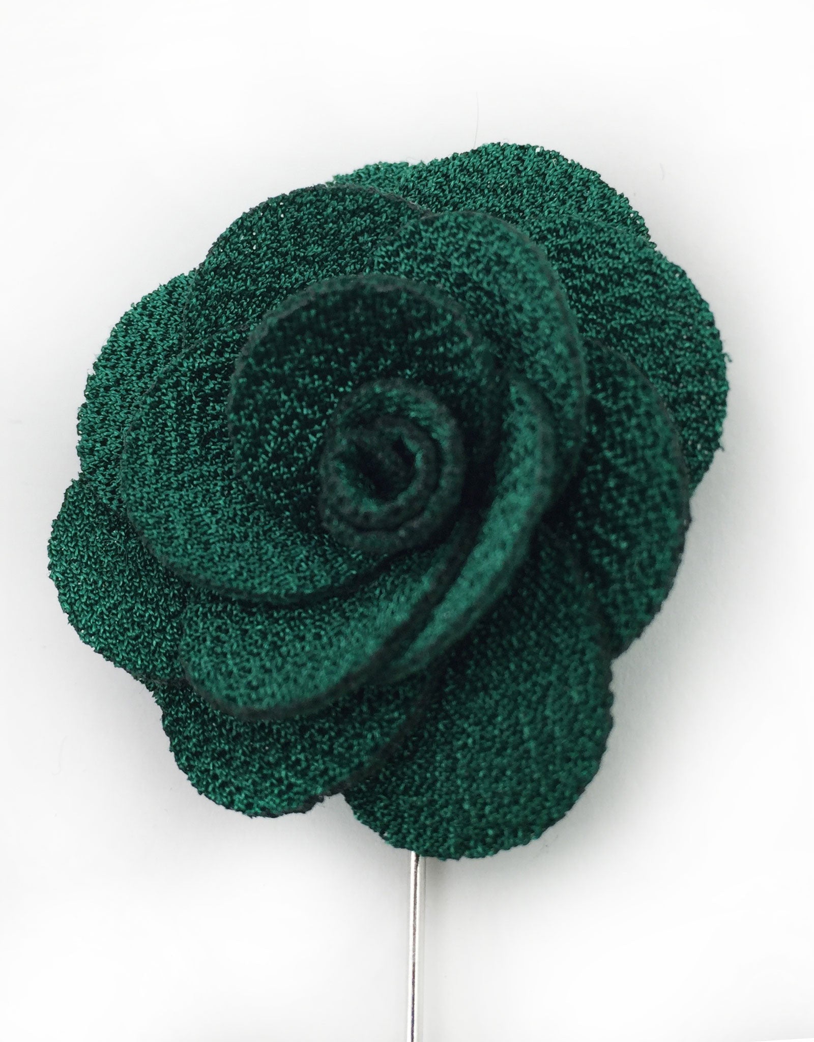 Dark Green Lapel Flower Pin – GentlemanJoe