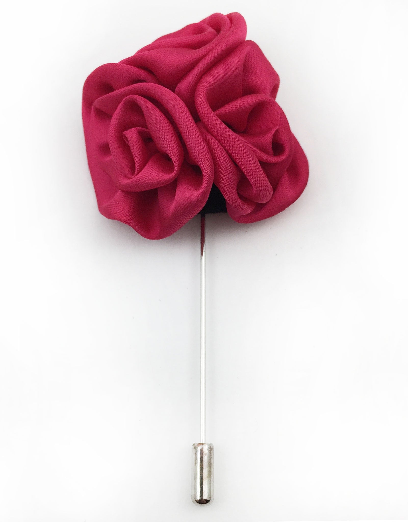 Raspberry Red Flower Lapel Pin – GentlemanJoe