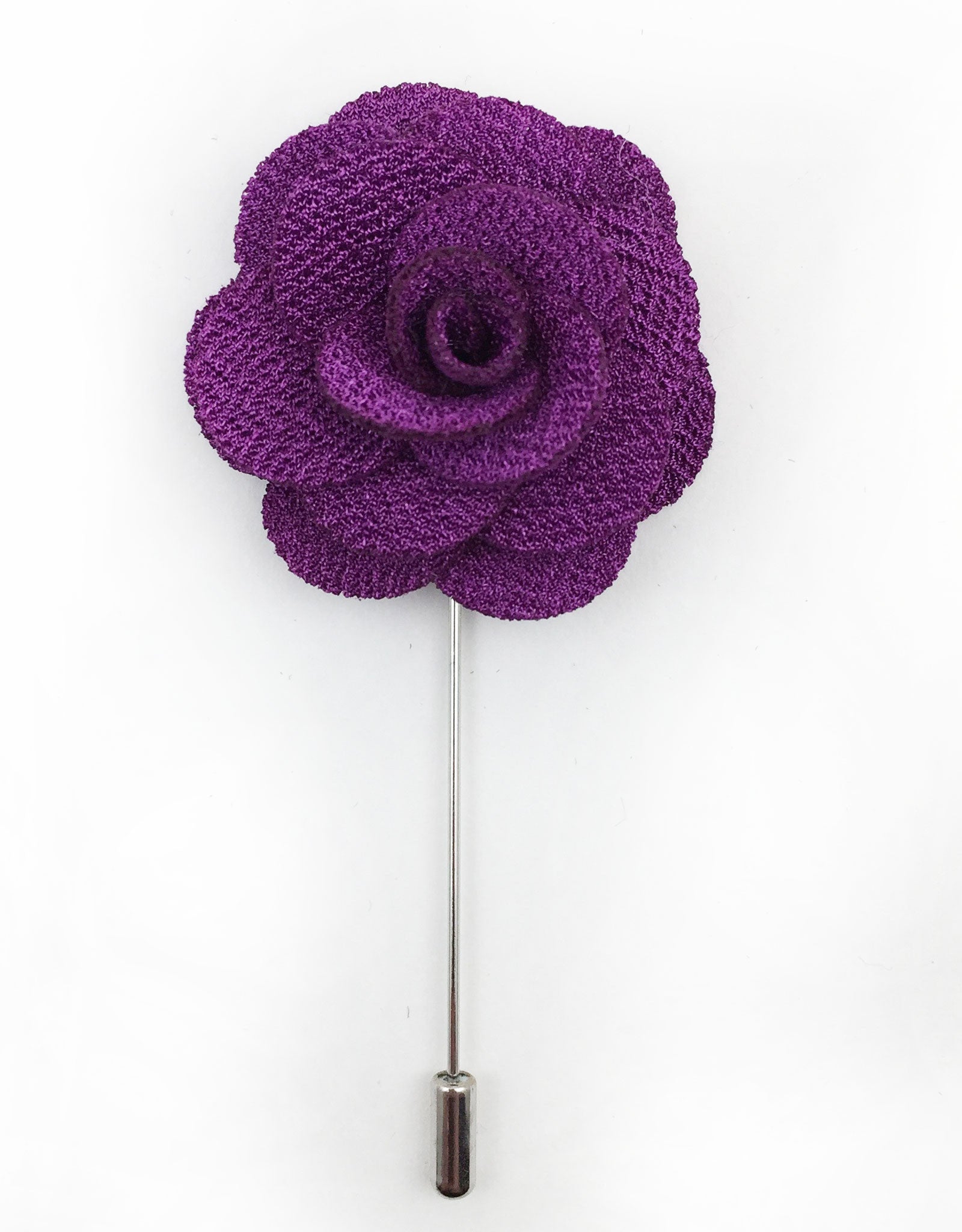 Violet Purple Lapel Flower Pin – GentlemanJoe