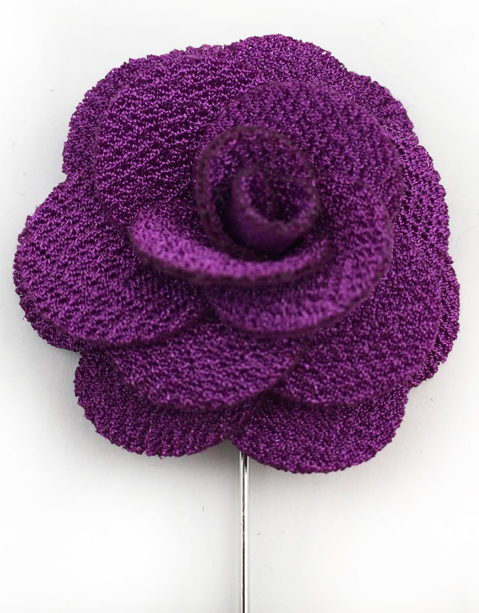 Violet Purple Lapel Flower Pin – GentlemanJoe