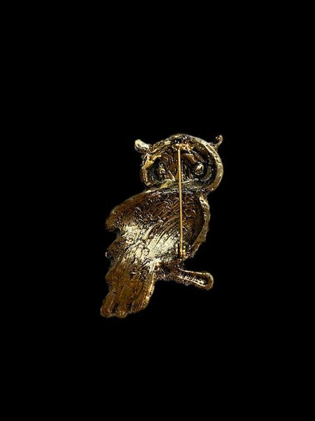 Gold Owl Lapel Pin – GentlemanJoe