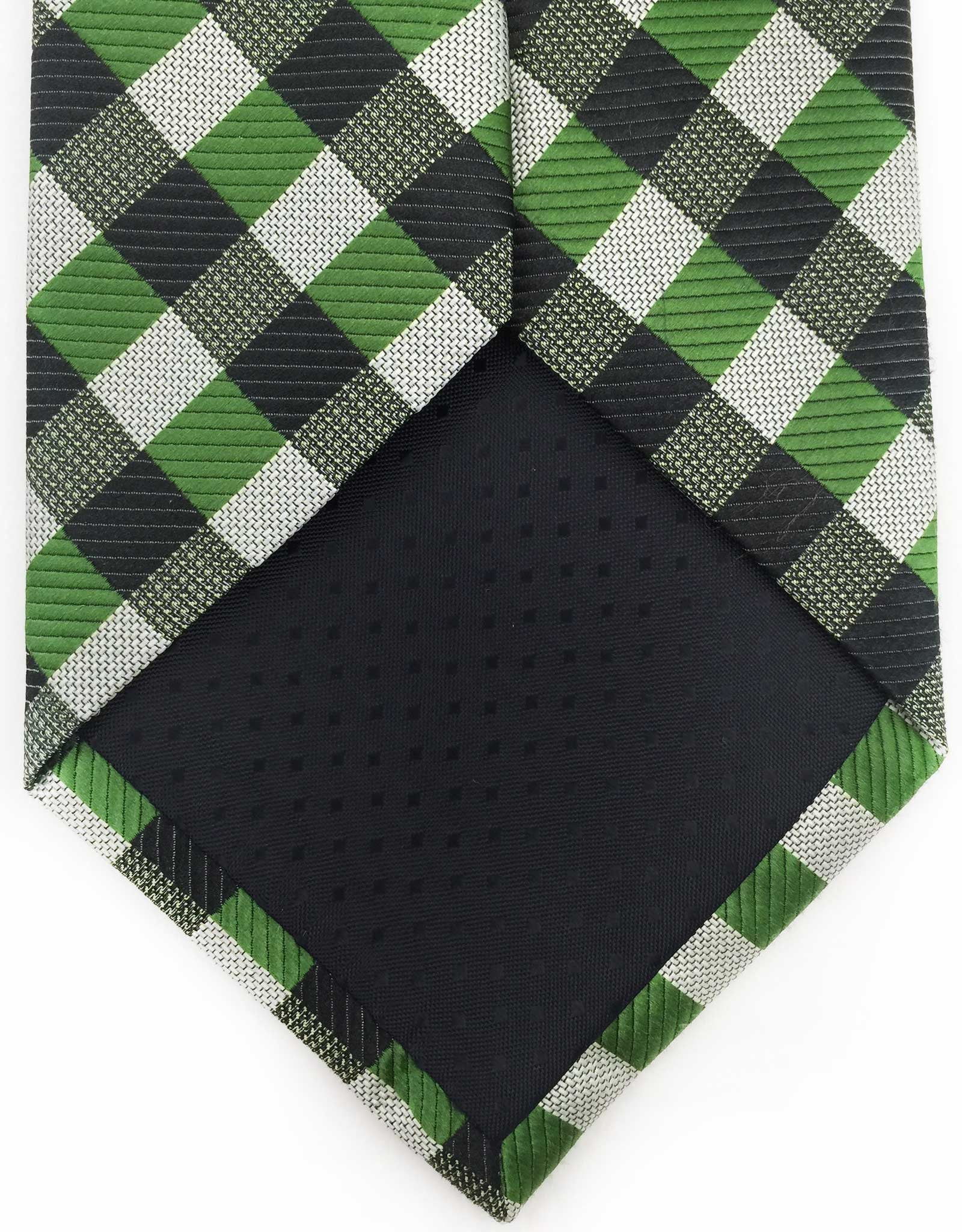 Green & Black Check Necktie – GentlemanJoe