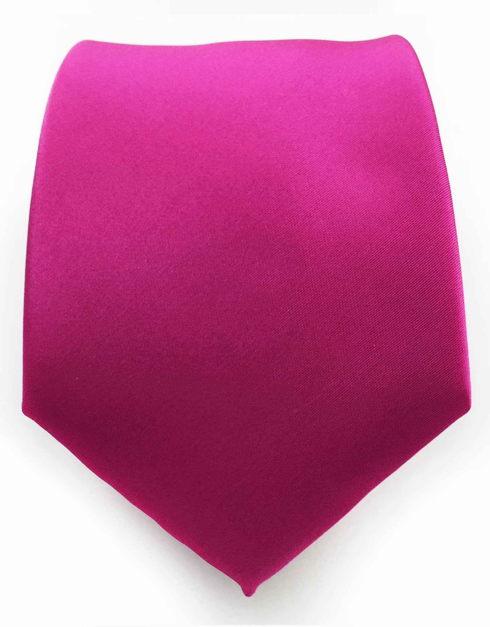 Hot Pink Solid Tie – GentlemanJoe