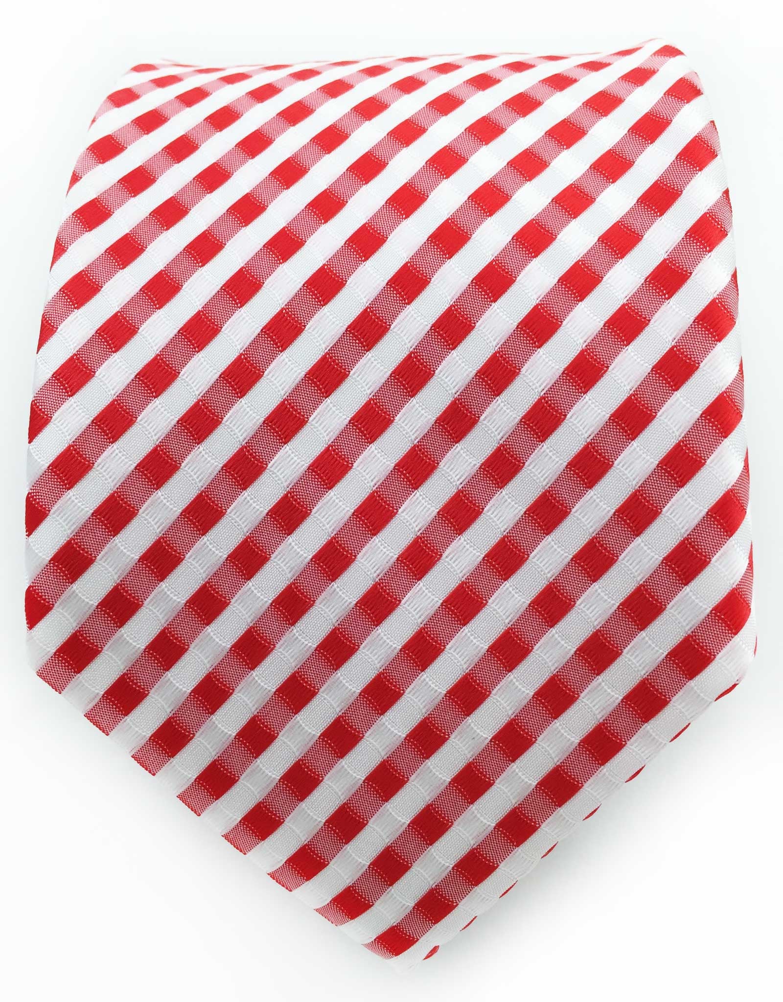 Red and White Seersucker Ties – GentlemanJoe